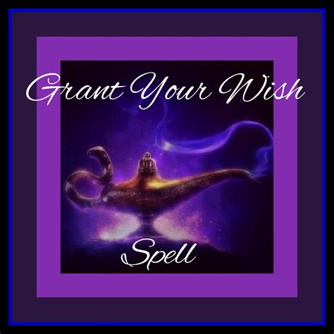 Grant Your Wish Spell Etsy
