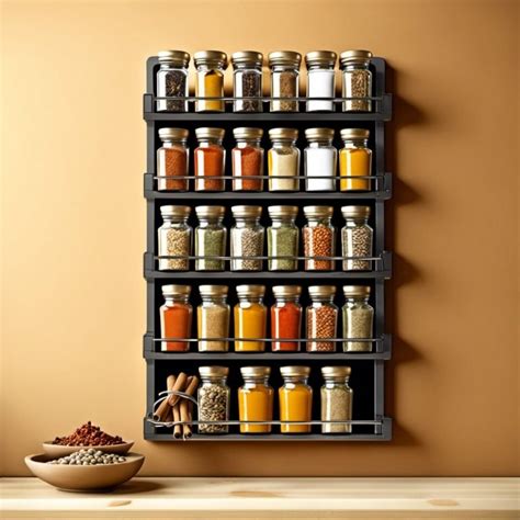 20 Vertical Spice Rack Ideas Streamlining Your Kitchen Efficiency