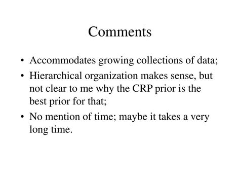 Ppt Hierarchical Topic Models And The Nested Chinese Restaurant Process Powerpoint