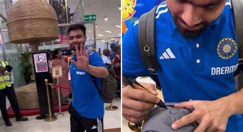 Watch “spreading Joy” Rinku Singh Obliges Fan For Autograph Video