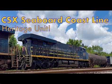 Heritage Unit CSX Seaboard Coast Line YouTube