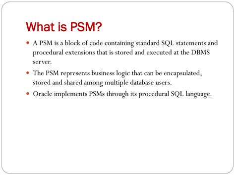 Ppt Plsql Powerpoint Presentation Free Download Id6598621