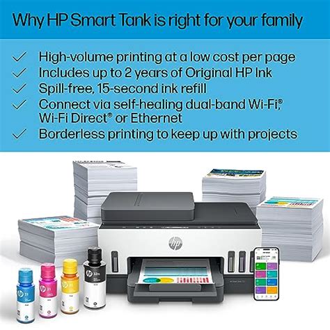 Hp Smart Tank 7301 Wireless Ink Printer All In One