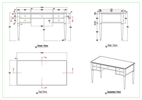 Design Furniture With Engineering Drawing Using Autocad By Aminronzak Fiverr
