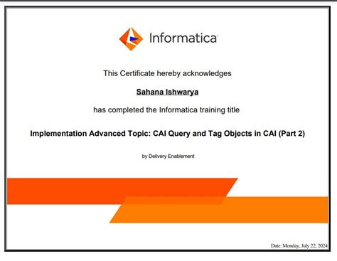 Sahana S On Linkedin Dataengineering Informatica Learning