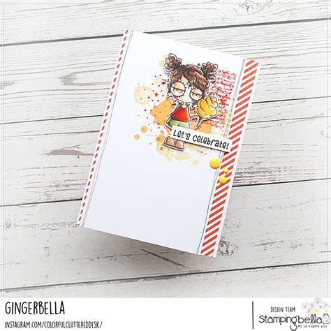 Mini Oddball Cotton Candy And Pug Rubber Stamp Stamping Bella Usa