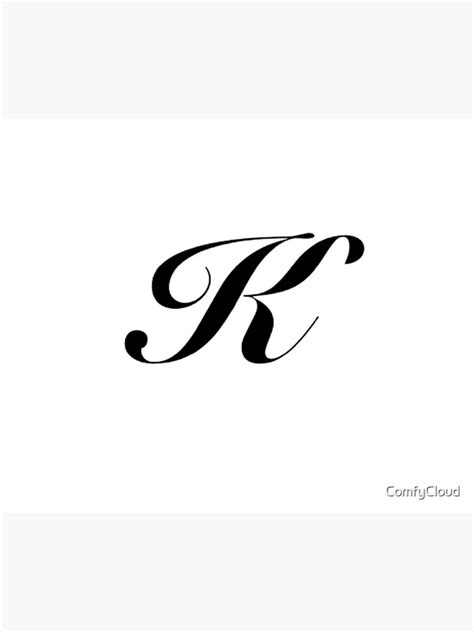 Cursive K Wall Decor At Rocio Wilds Blog