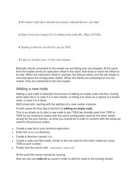 Redis Cluster Tutorial 9 Pdf Replication Computing Computer Cluster