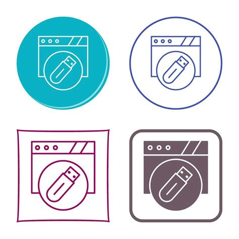 Usb Flash Drive Vector Icon 30961654 Vector Art At Vecteezy