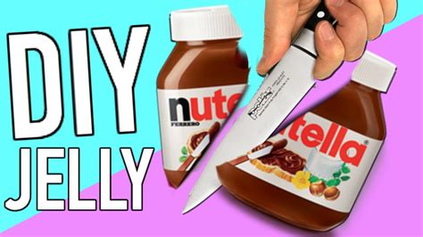 Diy Nutella Jelly Gummy Youtube