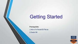 Install MikroTik RouterOS On VirtualBox Pptx