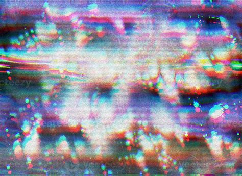 Abstract Colorful Background With Glitch Effect For Background Noise