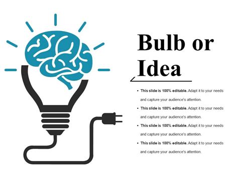 Bulb Or Idea Ppt Visuals Presentation PowerPoint Images Example Of PPT Presentation PPT