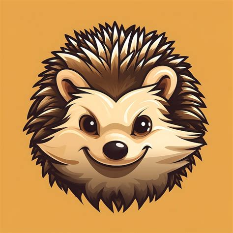 Premium Vector Hedgehog Vector Logo Art Emblem
