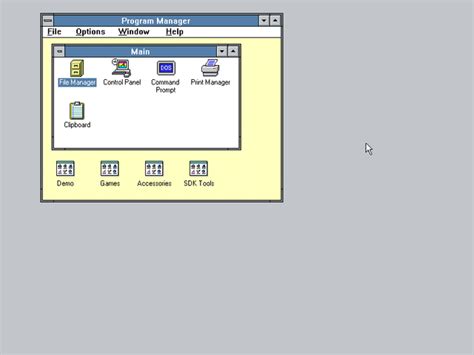 Windows Nt 3 1 1991 年 10 月版本 Winstory Wiki