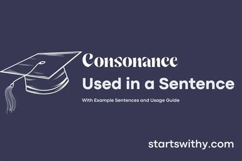 Consonance In A Sentence Examples 21 Ways To Use Consonance