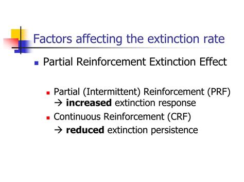 Ppt The Partial Reinforcement Extinction Effect Pree Powerpoint Presentation Id2259738
