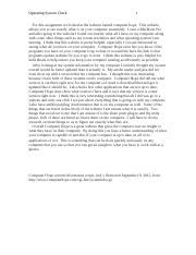 CSCI 109 Operating System Check Docx Operating System Check 1 For