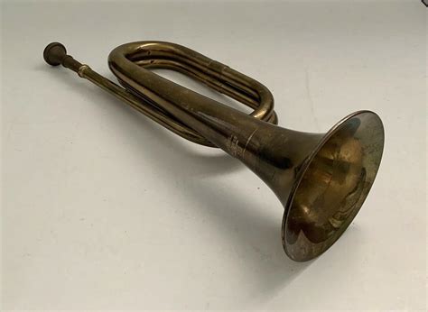 Vintage Brass Bugle Model Progress 222 2095622480