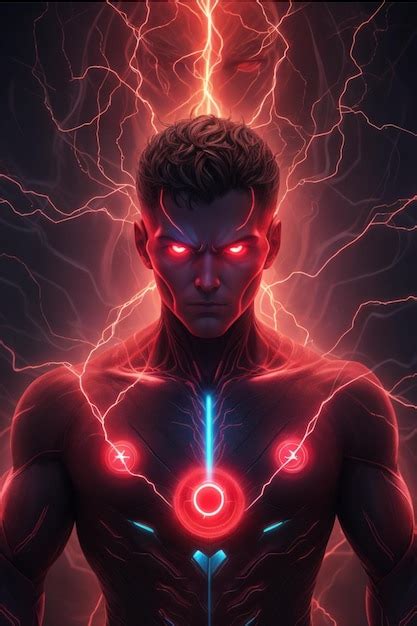 Premium Ai Image A Powerful Super Coder Man