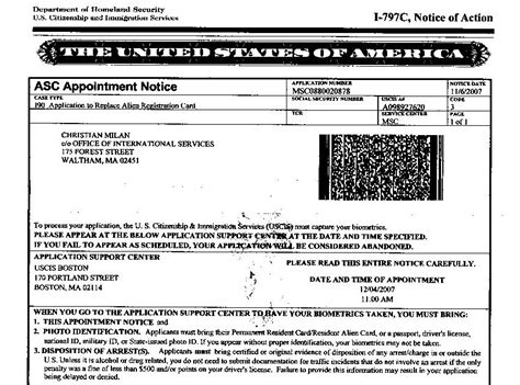 Form I 797c Printable Printable Forms Free Online