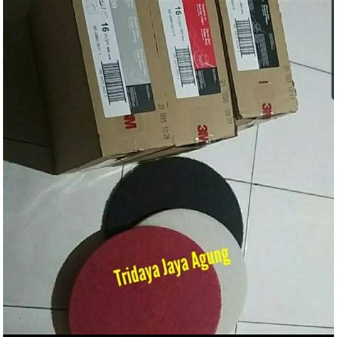 Jual Buffing Pad 3m 16 Inch Pad Poles 16 Putih Shopee Indonesia