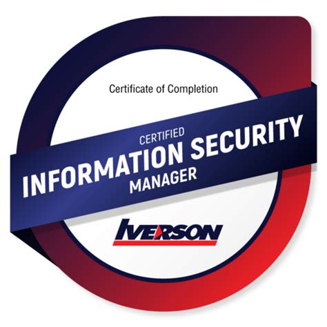 Certified Information Security Manager Credly