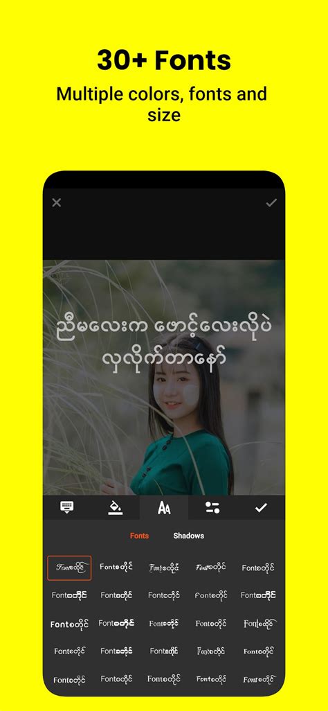 Myanmar Font Styles On Photo For Android Download