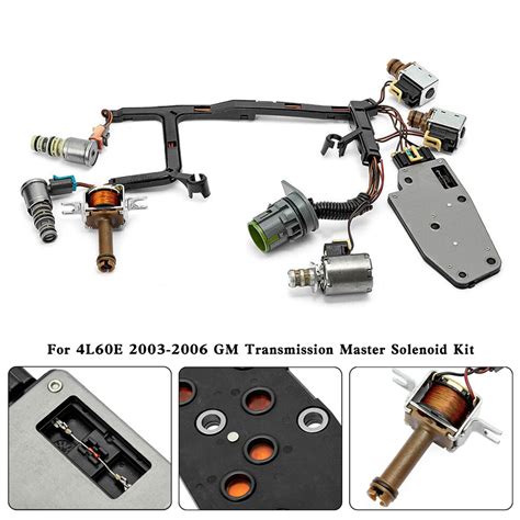 4l60e Transmission Master Solenoid Kit For Gm Epc Shift Tcc 3 2 Pwm 2003 2006 Mad Hornets
