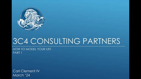 How To Model Your Life Part 1