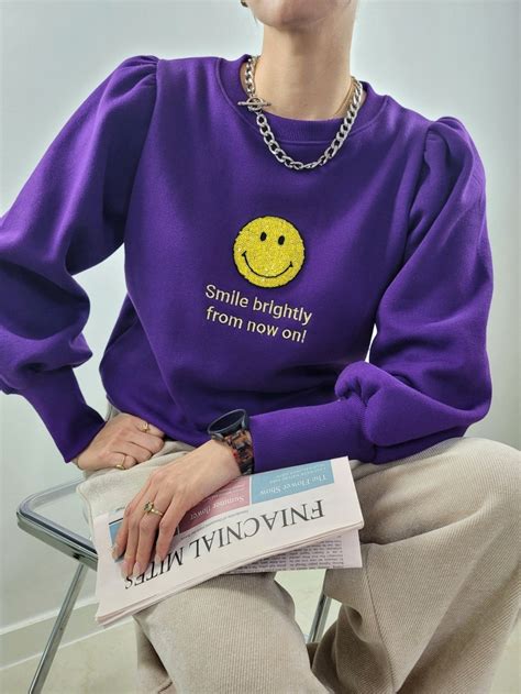 오뜨odd 기모안감 스마일 스팽글 보석티 손목시보리 포인트 이너 맨투맨