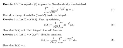 Solved Gaussian Integral Chegg Com Solved Gaussian Integral Chegg Com