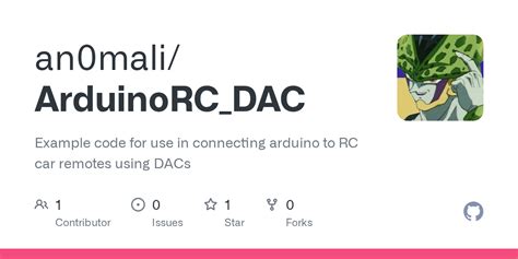 Github An0maliarduinorcdac Example Code For Use In Connecting Arduino To Rc Car Remotes