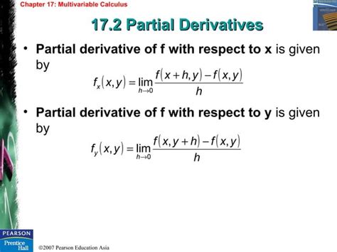 Chapter 17 Multivariable Calculus Ppt