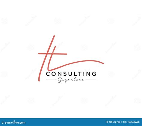 Initial It Signature Logo Collection Template Vector Hand Drawn