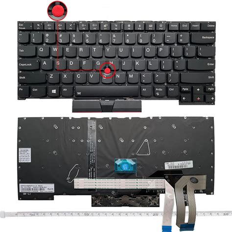 Keyboard With Pointstick Backlight For Lenovo Thinkpad T S T S T S US Version Black New