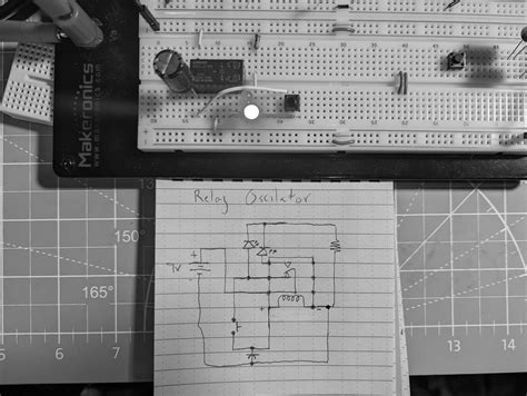 Is My Schematic For This Relay Oscillator Correct R Askelectronics
