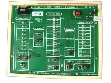 convolution code encoder and decoder kit hiq 4218 at ₹ 8400 piece advanced digital communication