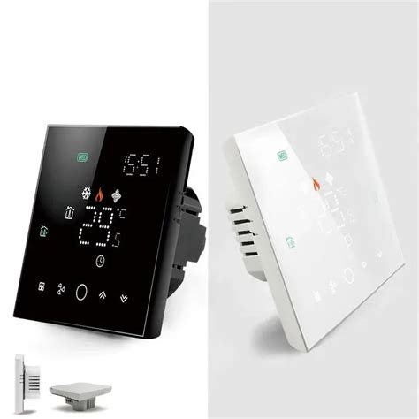 Htw Wf03 Fc Fan Coil Led Screen Smart Life Weekly Programmable App Control Digital Thermostat