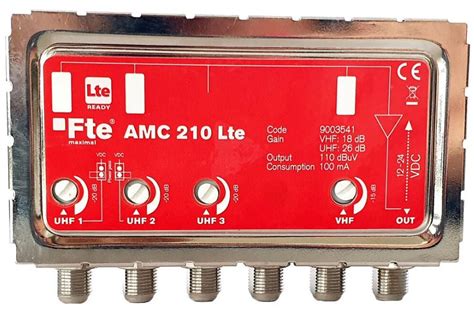 Fte Amc210 Lte Configurable Vhfuhf Mast Amplifier Fidelity Technology Solutions