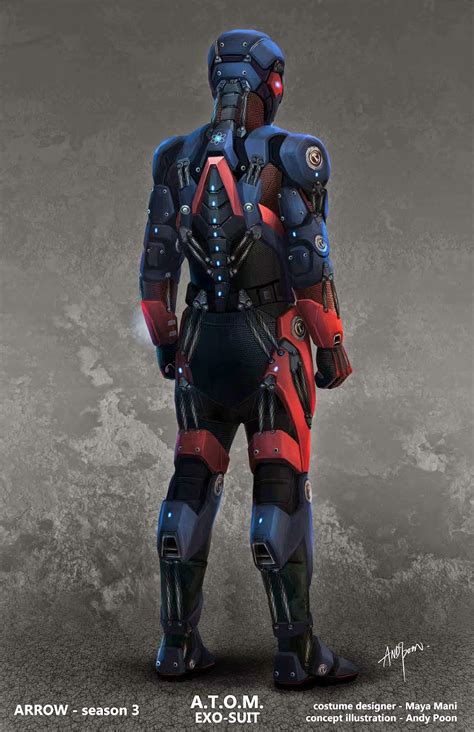 Atom Concept Art By Andy Poon Greenarrowtv