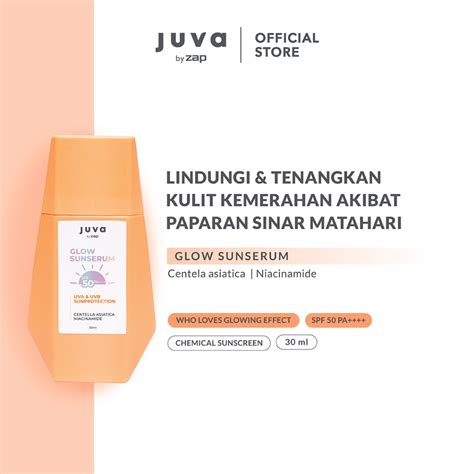 Jual Juva By Zap Glow Sunserum Spf 50 Pa 30 Gr Shopee Indonesia