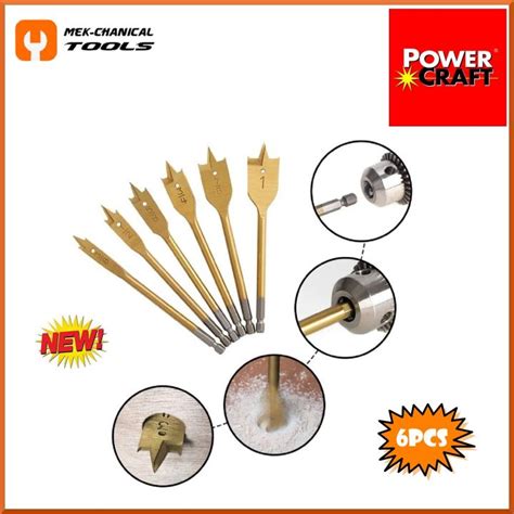 Powercraft Professional Wood Boring Bit Set Lazada Ph