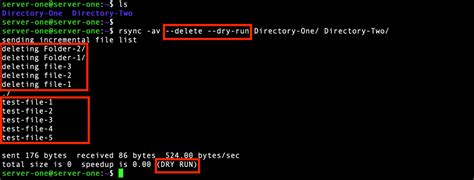 how to use rsync dry run ‐‐dry run with examples