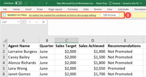 Ways To Mark A Workbook As Final In Microsoft Excel How To Excel