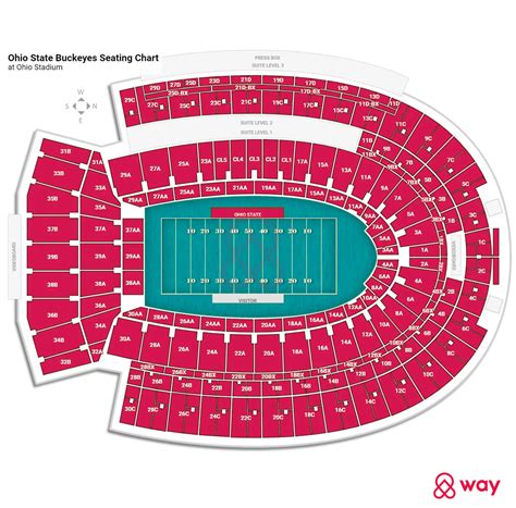 Ohio State Football Ohio Stadium Seating Chart