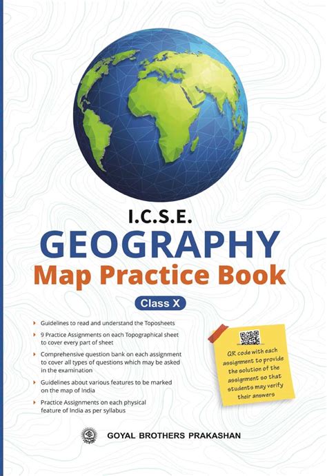 Icse Class 10 Geography Map Practice Book By Dr Sanjeev Padvi