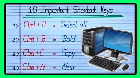 Ctrl A To Z Shortcut Keysctrl Shortcut Keys A To Zcomputer Shortcut Keysdata Education Youtube