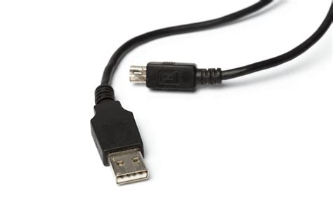 Premium Photo Usb Cable Plug Isolated On White