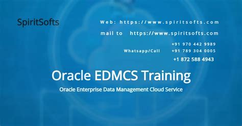Oracle Enterprise Data Management Cloud Service Edmcs Online Training